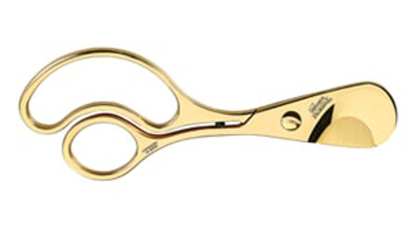 Donatus Big Cut Cigar scissors stainless steal gold - Tabak Träber OHG