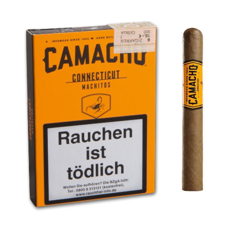 Camacho Connecticut Machitos - Tabak Träber