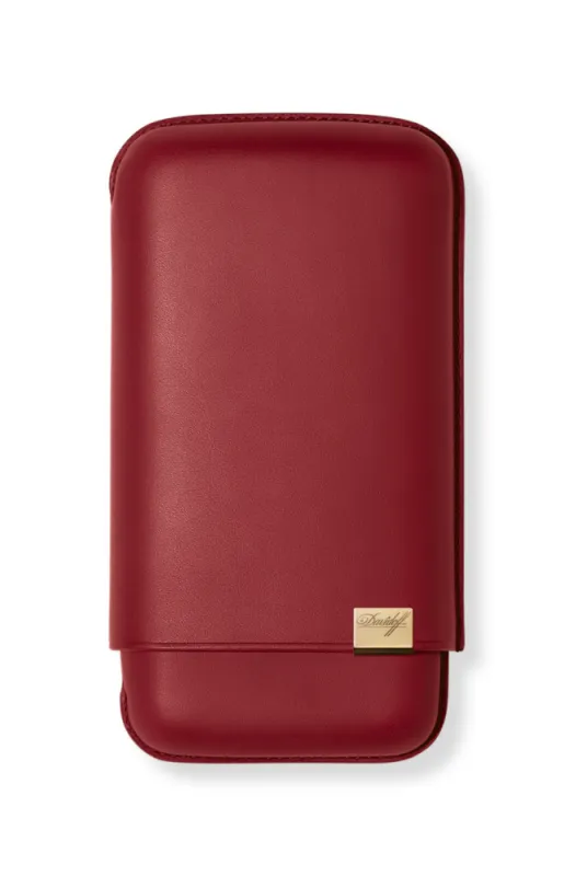 Davidoff XL-3 ICONIC Bordeaux red cigar case - Tabak Träber
